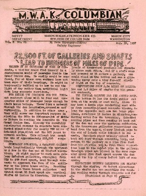 "M.W.A.K. Columbian, Vol. 3, No. 31 (misprint)" by Mason-Walsh-Atkinson ...