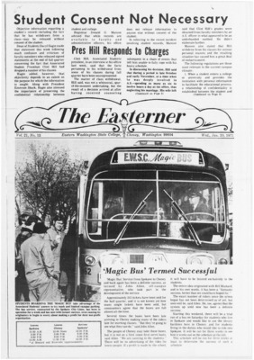 "Easterner, Vol. 21, No. 13, January 20, 1971" by Associated Students ...
