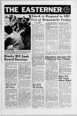 "Easterner, Vol. 19, No. 34, May 14, 1969" by Associated Students of ...