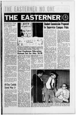 "Easterner, Vol. 19, No. 31, April 23, 1969" by Associated Students of ...