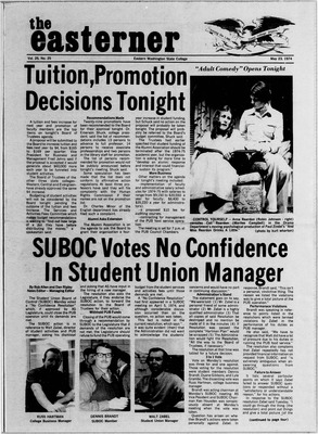 "Easterner, Vol. 25, No. 25 (misprint), May 23, 1974" by Associated ...