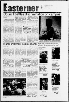 "Easterner, Vol. 51, No. 2, September 30, 1999" by Associated Students ...