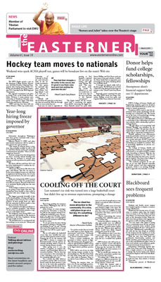 "Easterner, Vol. 61, No. 19, March 3, 2010" by Associated Students of ...