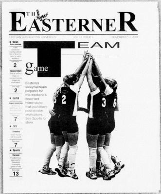 "Easterner, Vol. 53, No. 6, November 1, 2001" by Associated Students of ...