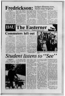 "Easterner, Vol. 33, No. 4, October 15, 1981" by Associated Students of ...