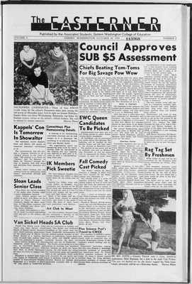 "Easterner, Vol. 5, No. 2, October 20, 1954" by Associated Students ...