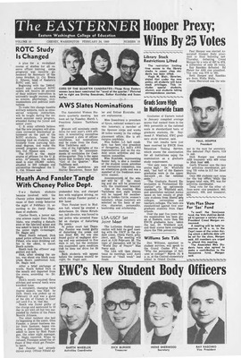 "Easterner, Vol. 10, No. 16, February 24, 1960" by Associated Students ...