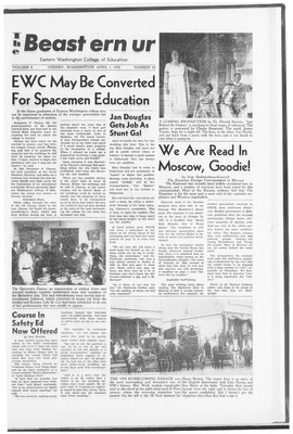 "Easterner, Volume 47, No. 20 (April Fools Issue), April 1, 1958" by ...